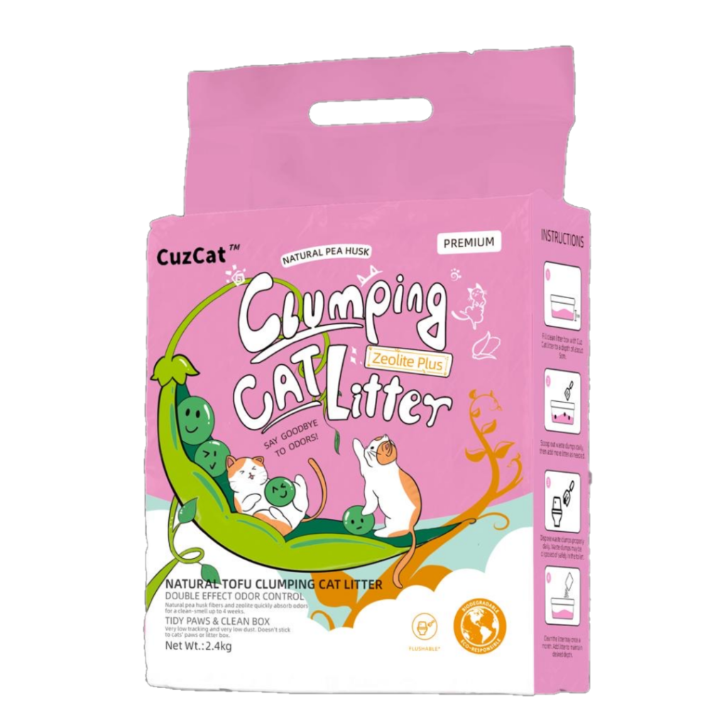 CuzCat Premium Clumping Cat Litter – Zeolite Plus (6L) – Karl Pet Malaysia